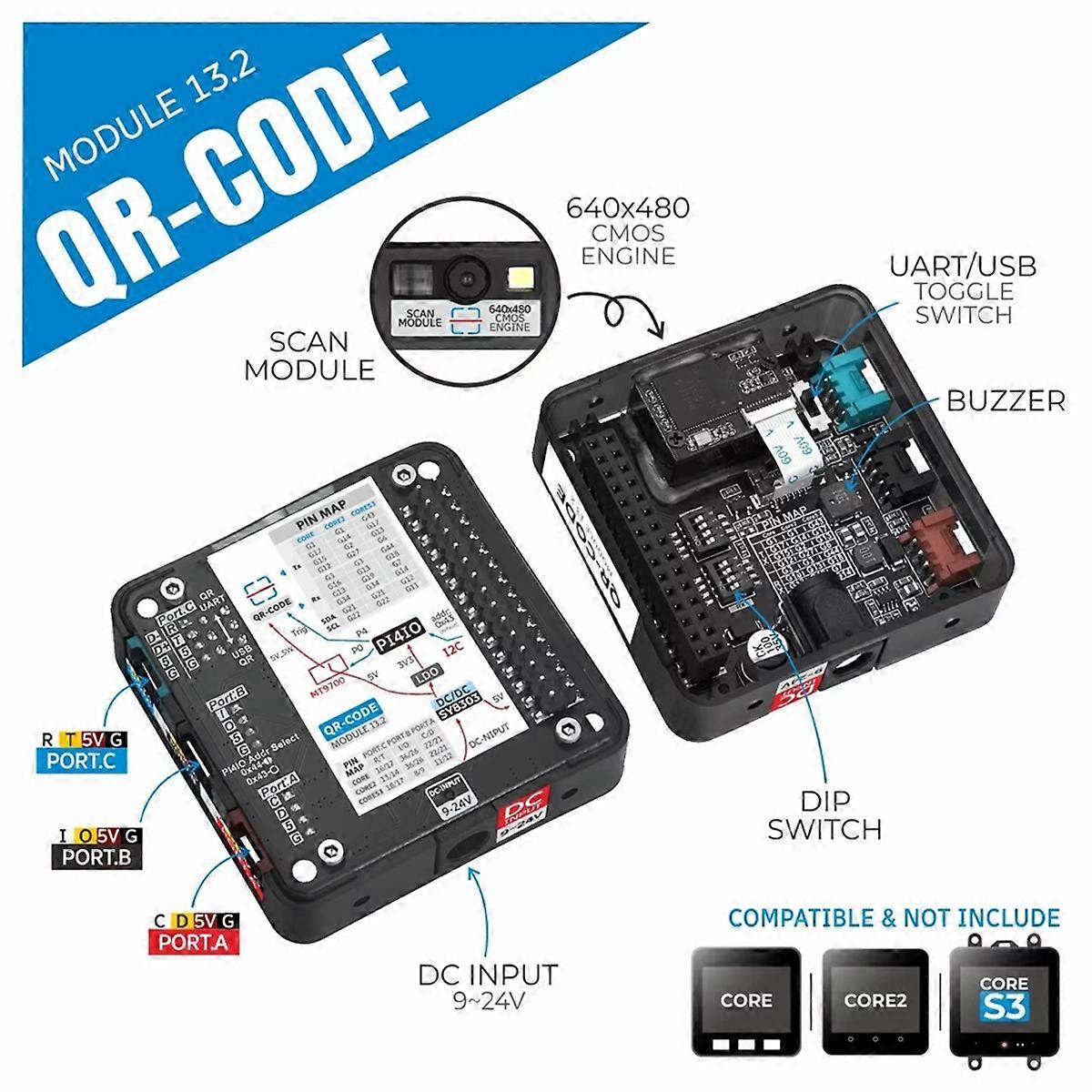 QR-Code Scanner Module 13.2 Barcode QR Code Scanning Module | Fruugo AU