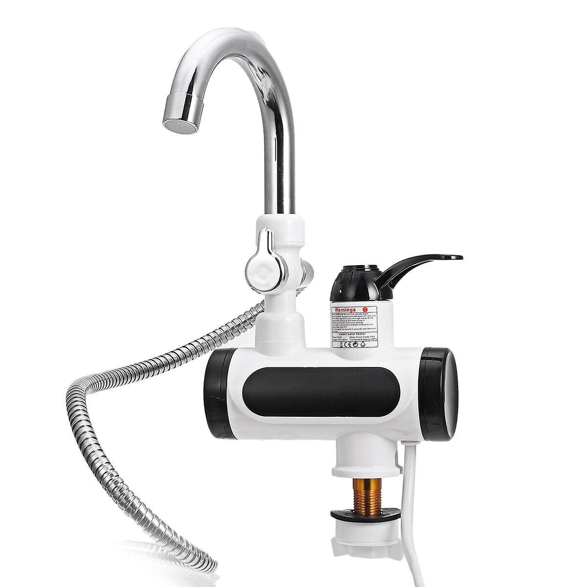 3000W temperature display instant hot water tap tankless electric faucet kitchen | Fruugo DE