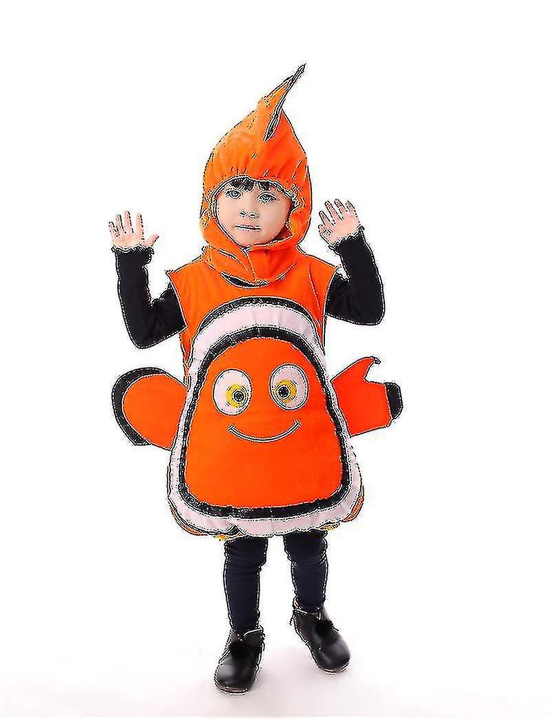 Finding Nemo Cosplay Costume Cartoon Nemo Clownfish Clothes Kids ...