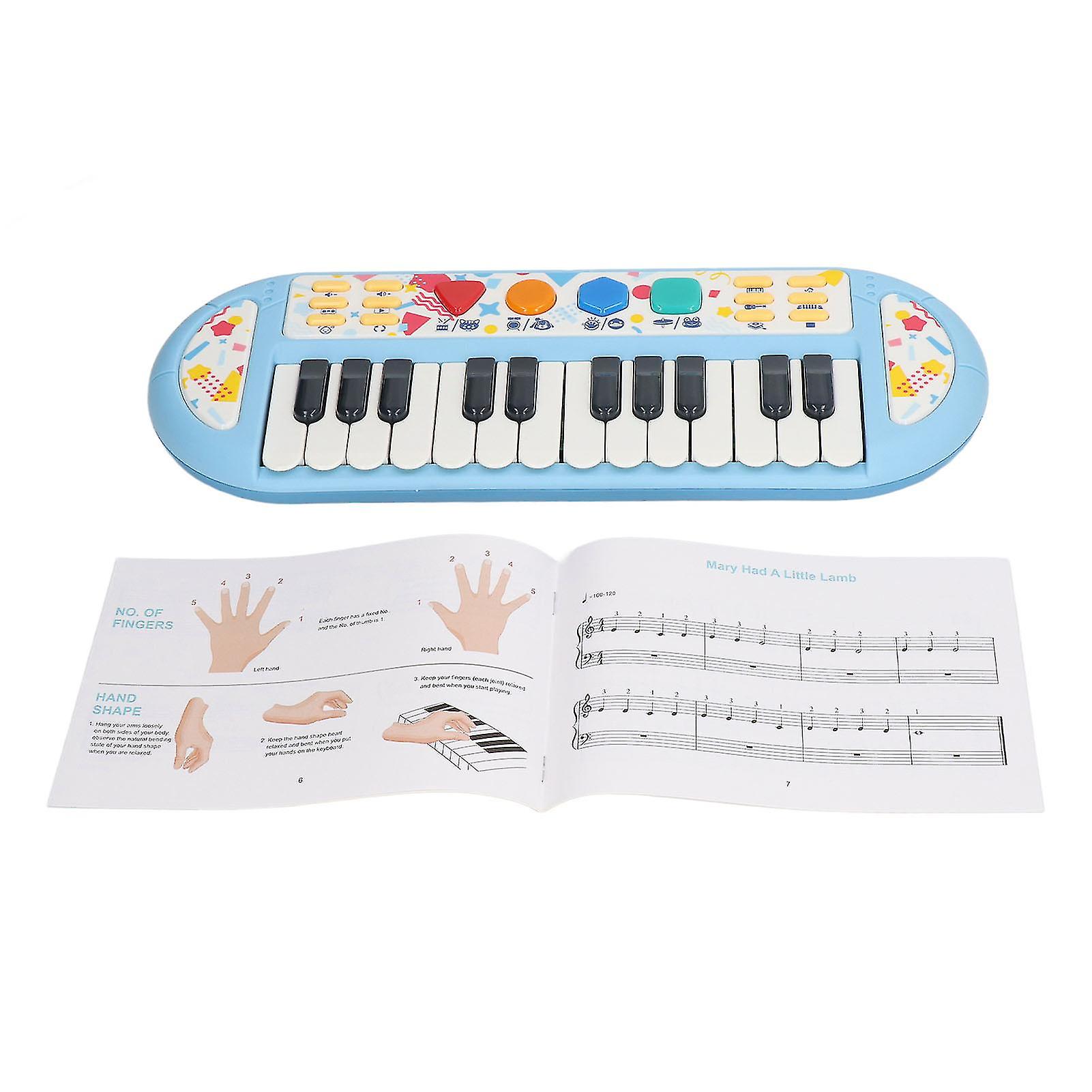 24 Keys Kids Keyboard Piano - Multifunctional Electronic Piano Toy for ...