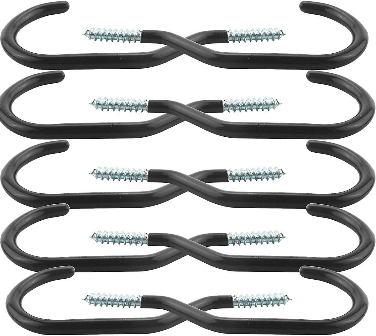 10 Bike Hooks Heavy Duty Bike Hooks Mounted Hook Set with 10 Plastic ...