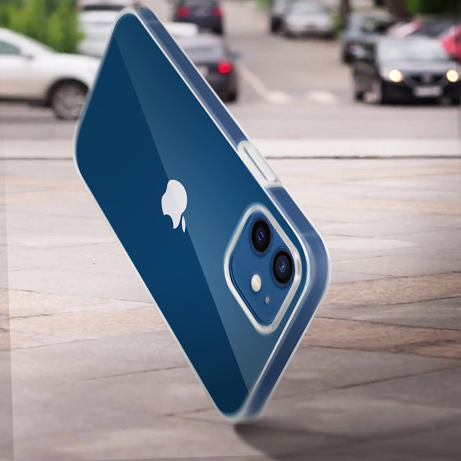 360 Case for iPhone 12 Mini Flexible Front & Rigid Back - Transparent ...