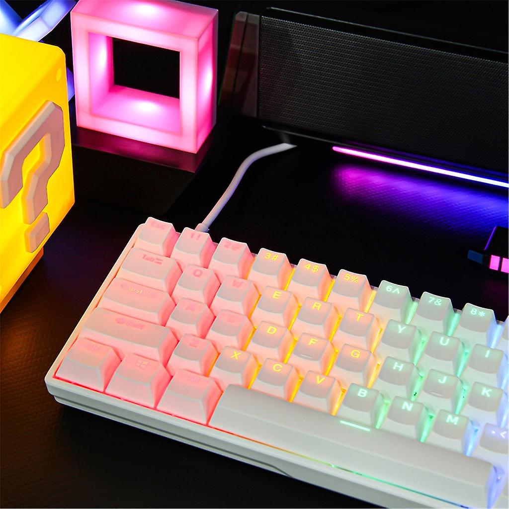 RGB Mechanical Keyboard Hot Swappable Gaming Keyboard Corded Keyboard ...