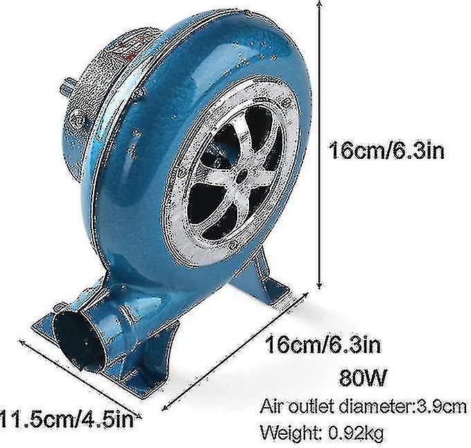 Hand Crank Blacksmith Forge Blower Manual Bbq Blower Centrifugal ...