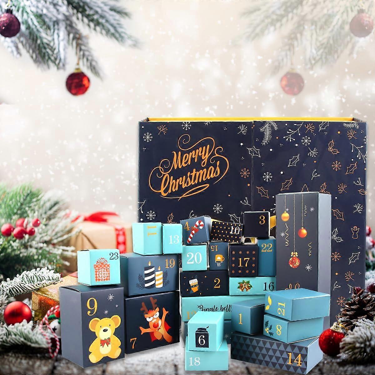 Advent Calendar, Fillable Advent Calendar, DIY Advent Calendar with 24 ...