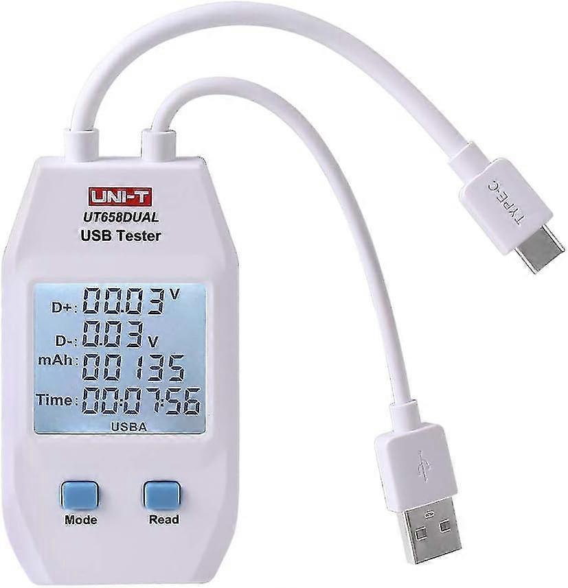 Ut658 Digital Usb Tester Voltmeter Ammeter Voltage Current Meter ...