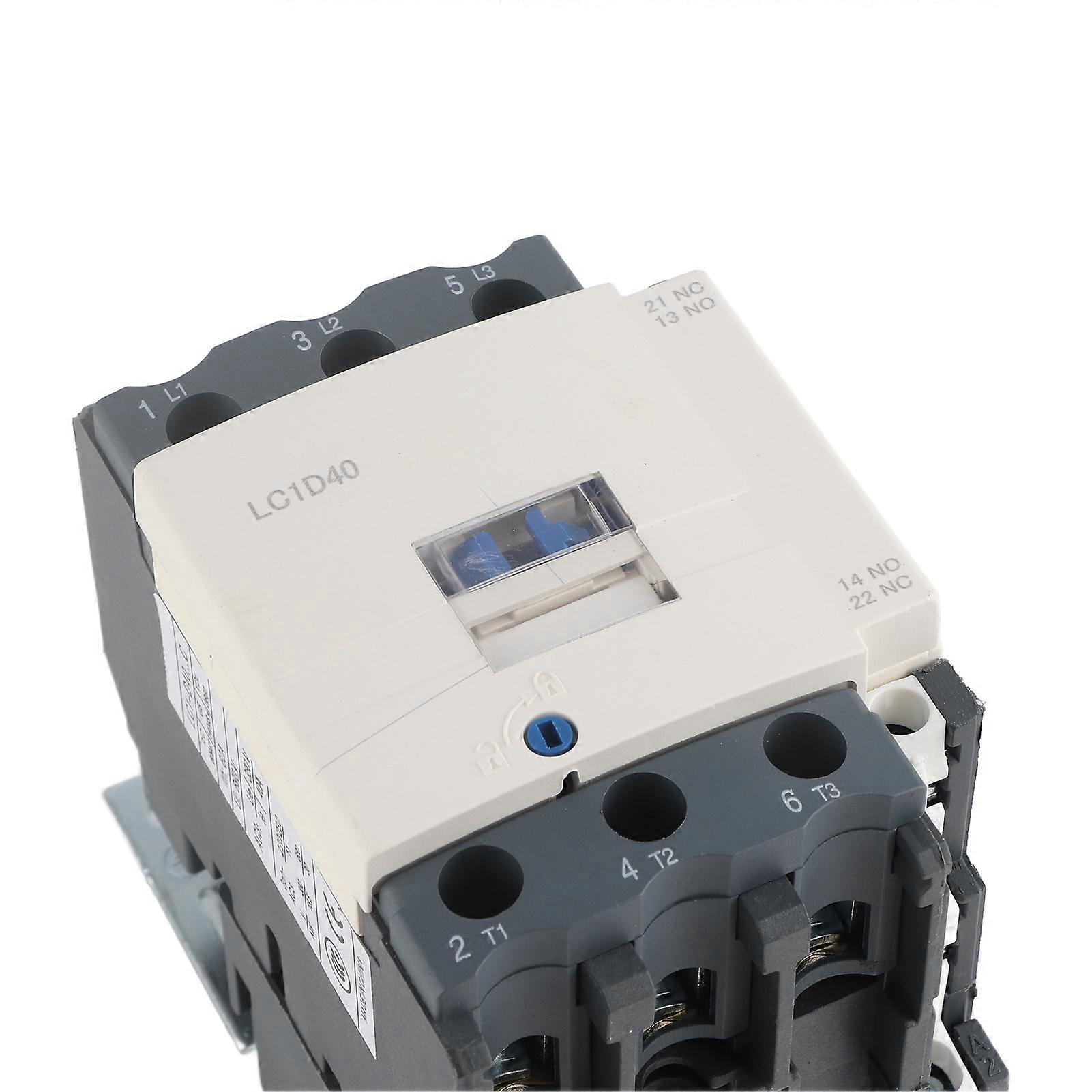 LC1D40 NEW Electric 50/60Hz 3 Poles Coil AC Contactor 220V 40A | Fruugo UK