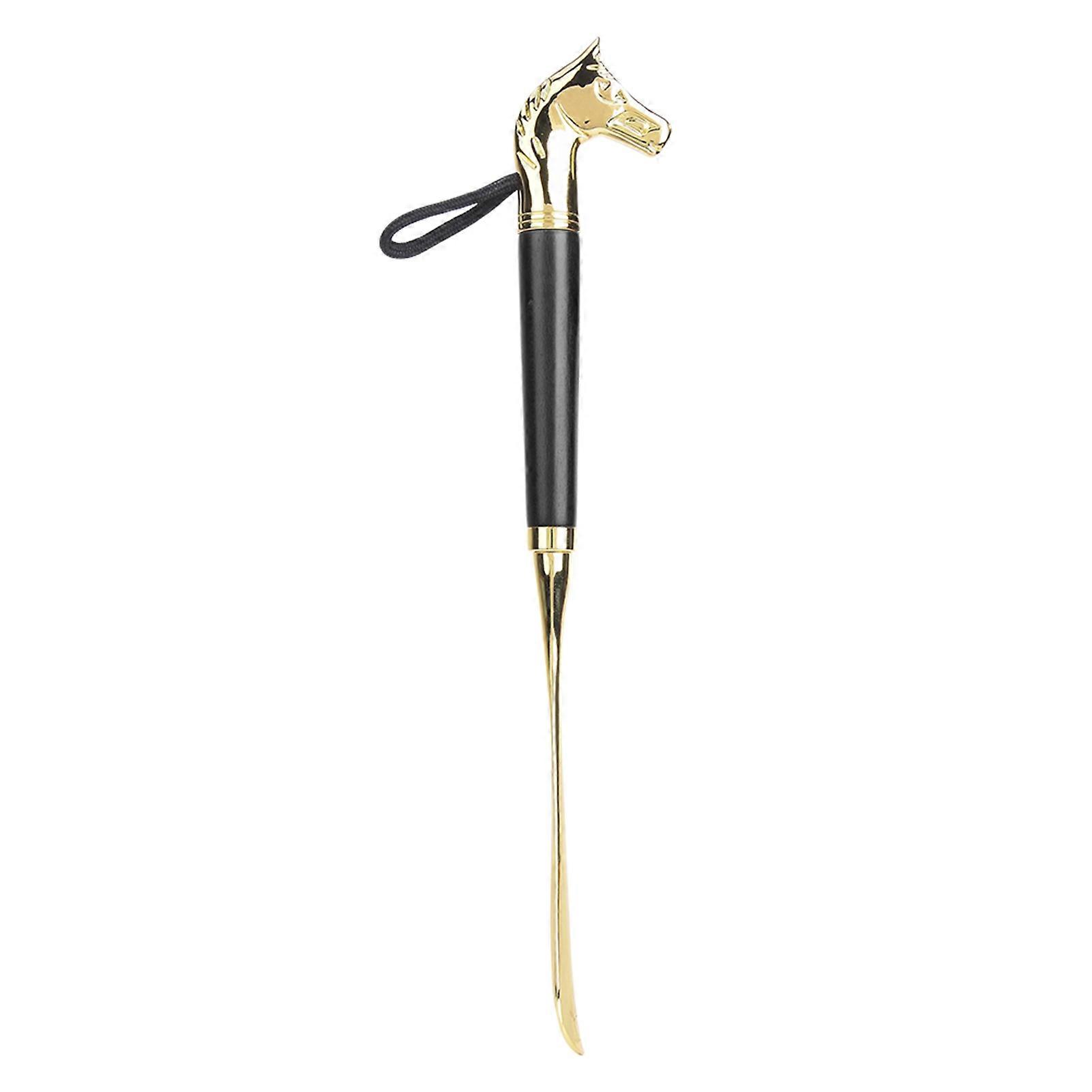 Horse Head Shoe Horn Lifter Universal Long Beech Handle Handled ...