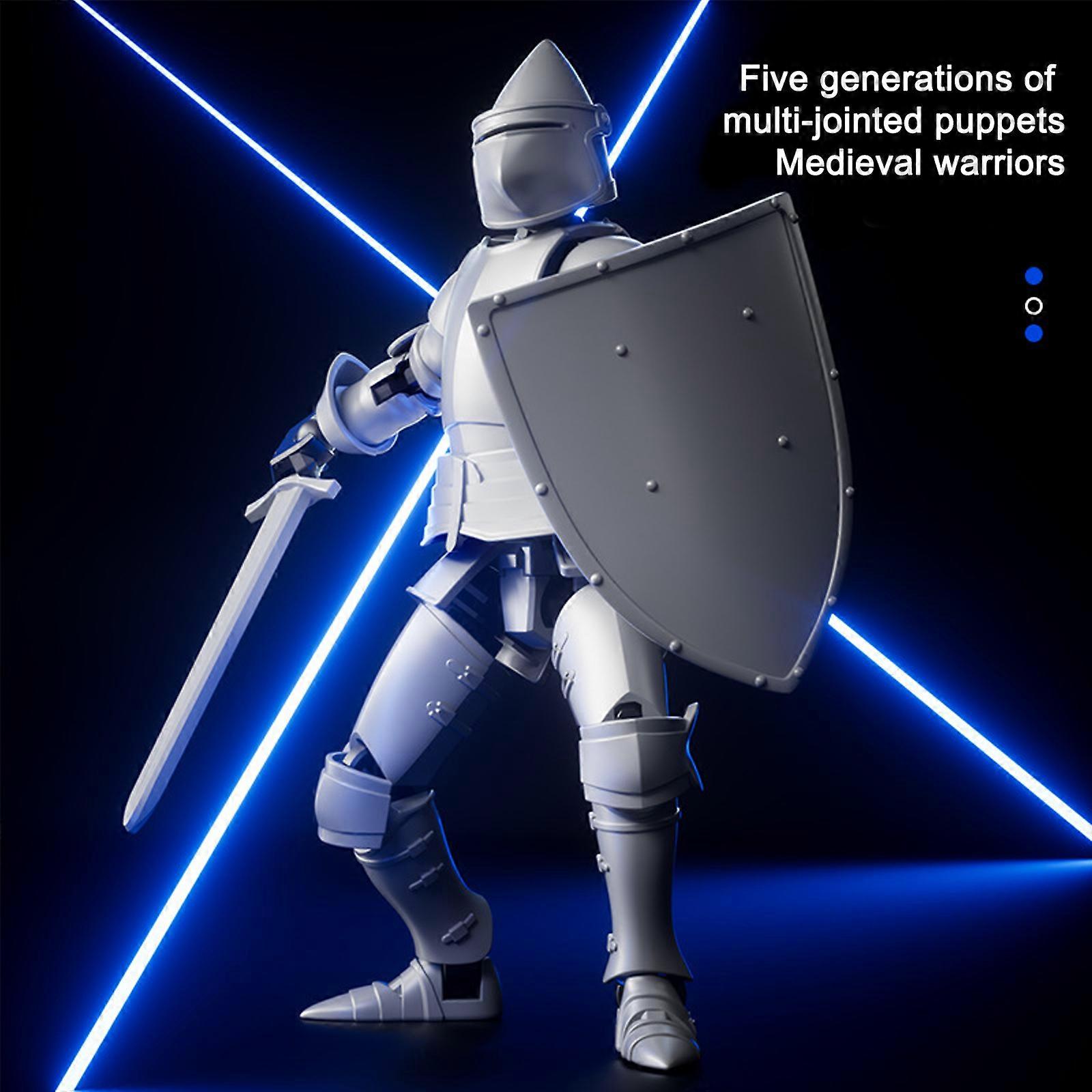 Dummy 13 Robot Action Figure in Armor, T13 Fifth Generation Medieval ...