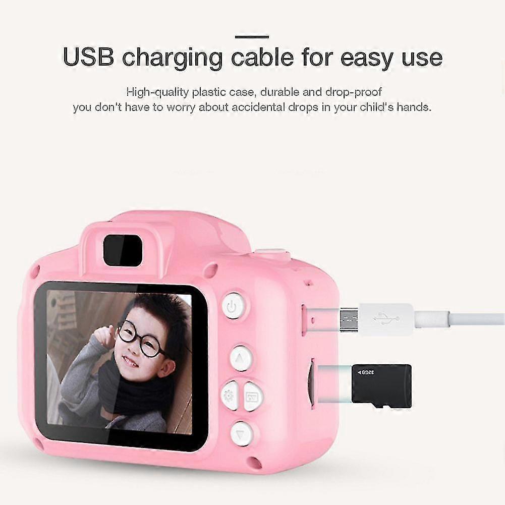 2 Inch Hd Screen Chargable Digital Mini Camera Kids Cartoon Cute Camera ...