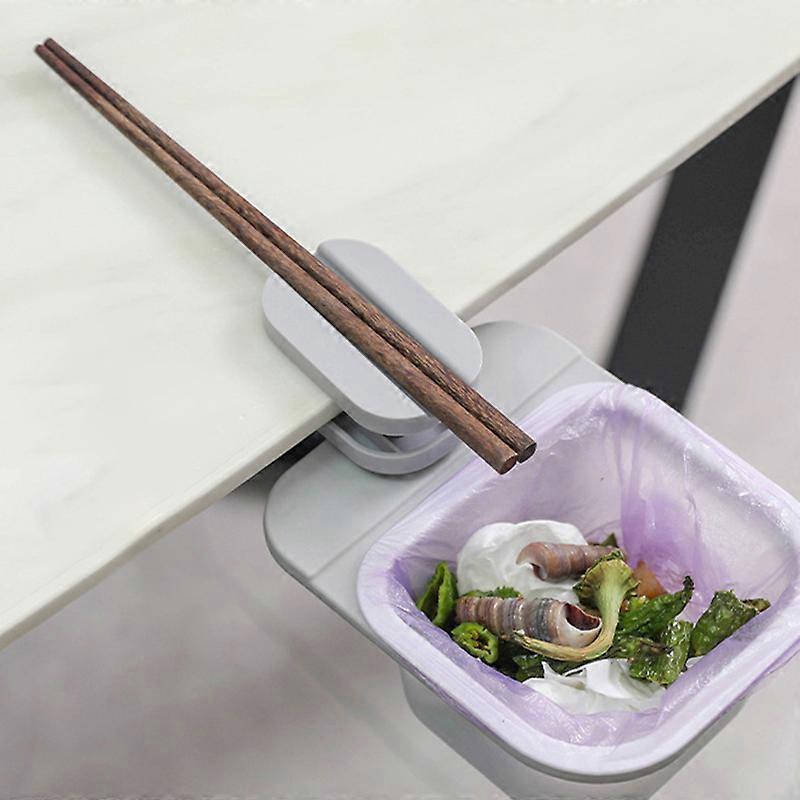 Mini Hanging Kitchen Trash Can Rotatable Space Saving Mini Garbage Bin ...