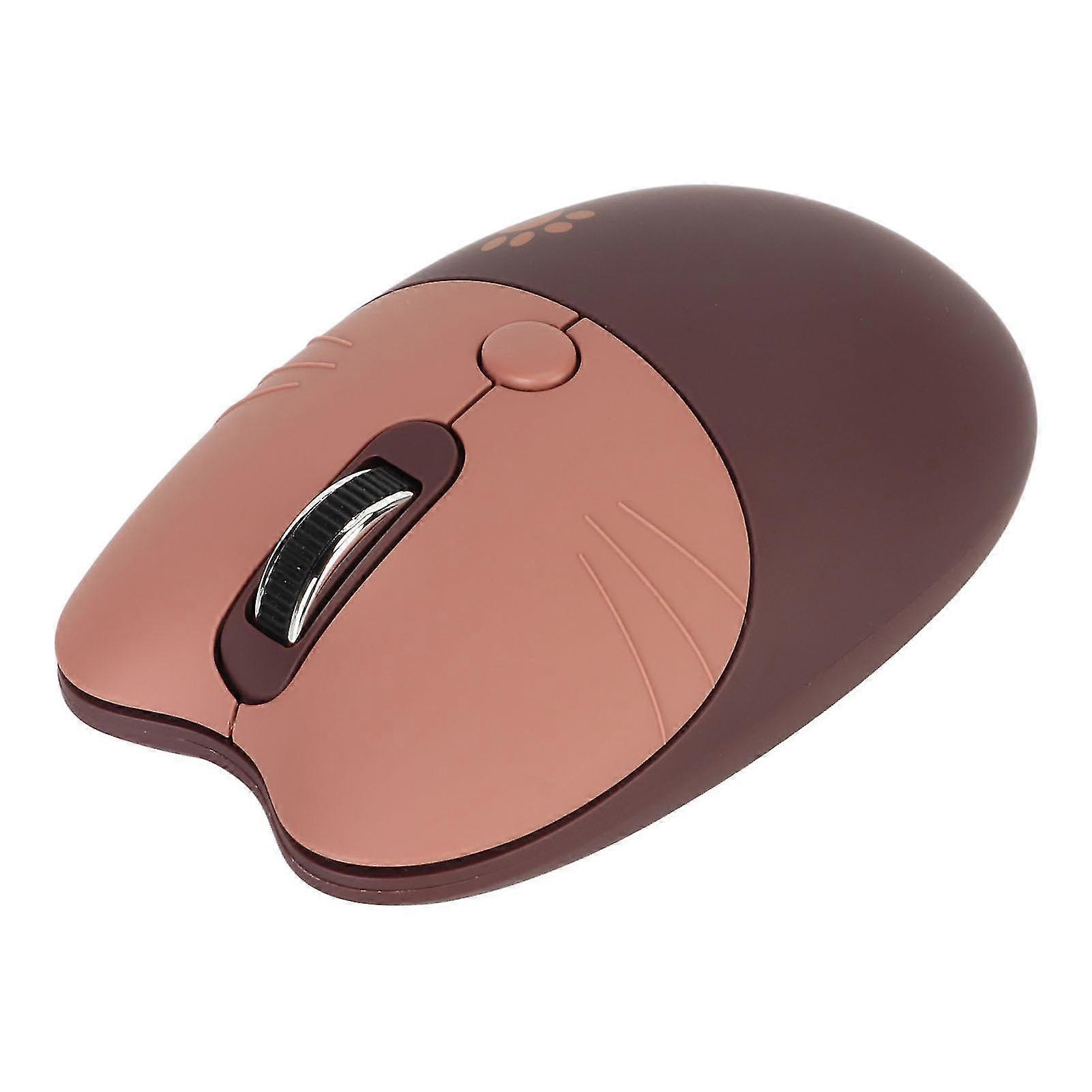 2.4G Cat Wireless Mouse Mute USB Receiver Cute Portable 3 Levels DPI ...