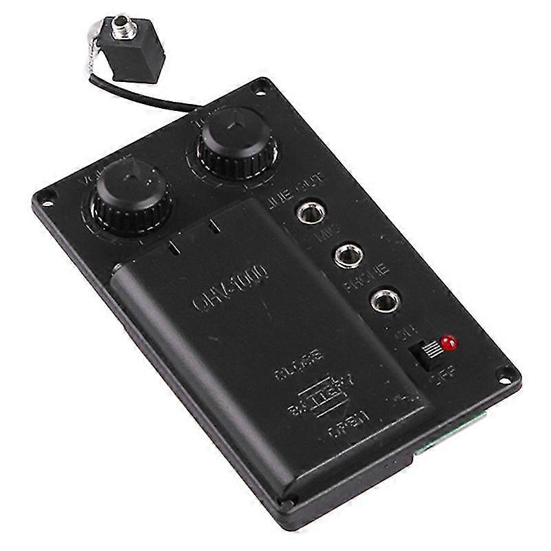 Electric Violin Silent Eq Pickup Piezo With Headphone And Plug Hole ...