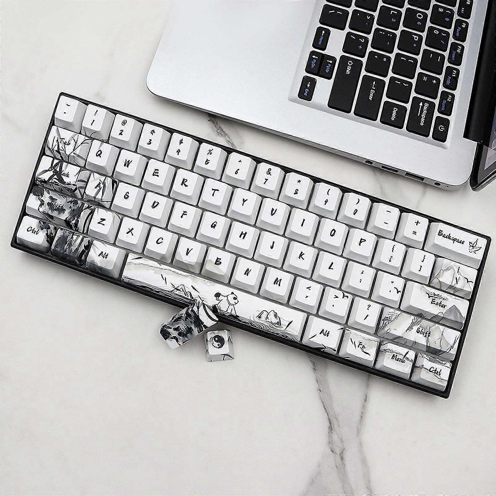 68/71/110 Keys OEM Profile Custom Keycap PBT Dye Sublimation for GK61 ...