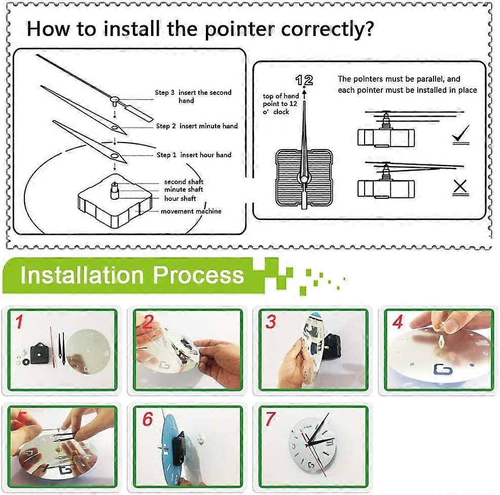 DIY Wall Clock Silent Butterfly Wall Clock Modern Fashion Wall Clock 3D ...