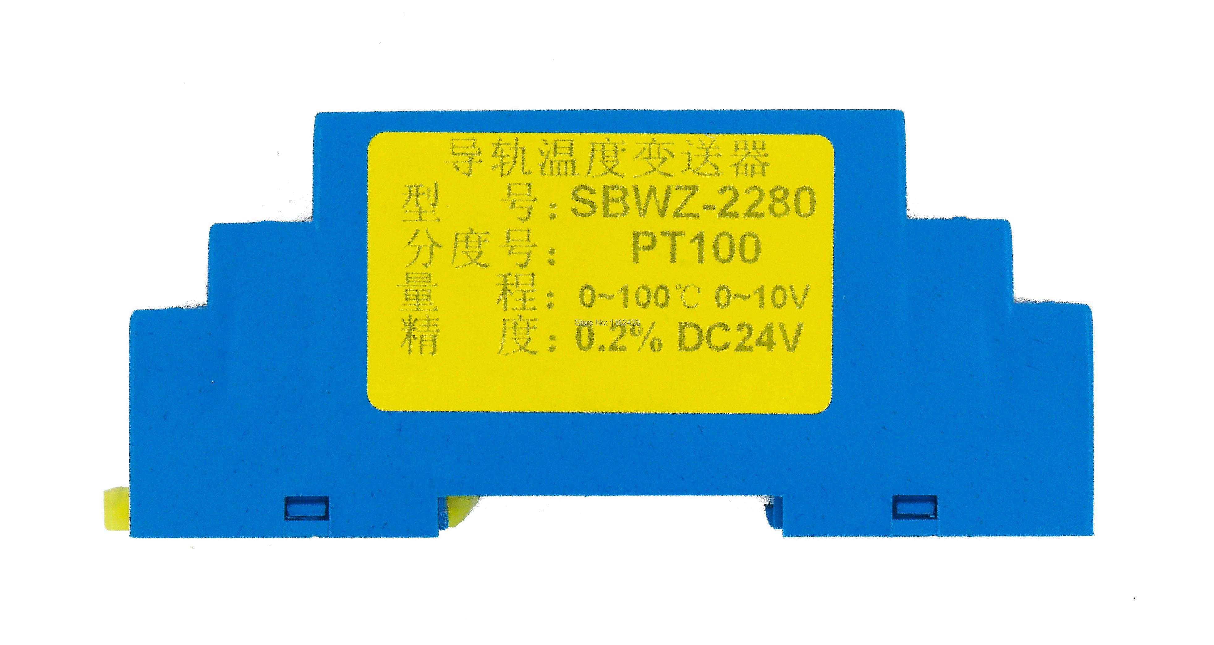 FTT03 0-10V output PT100 temperature transmitter module SBWZ temperature amplifier templifier ...