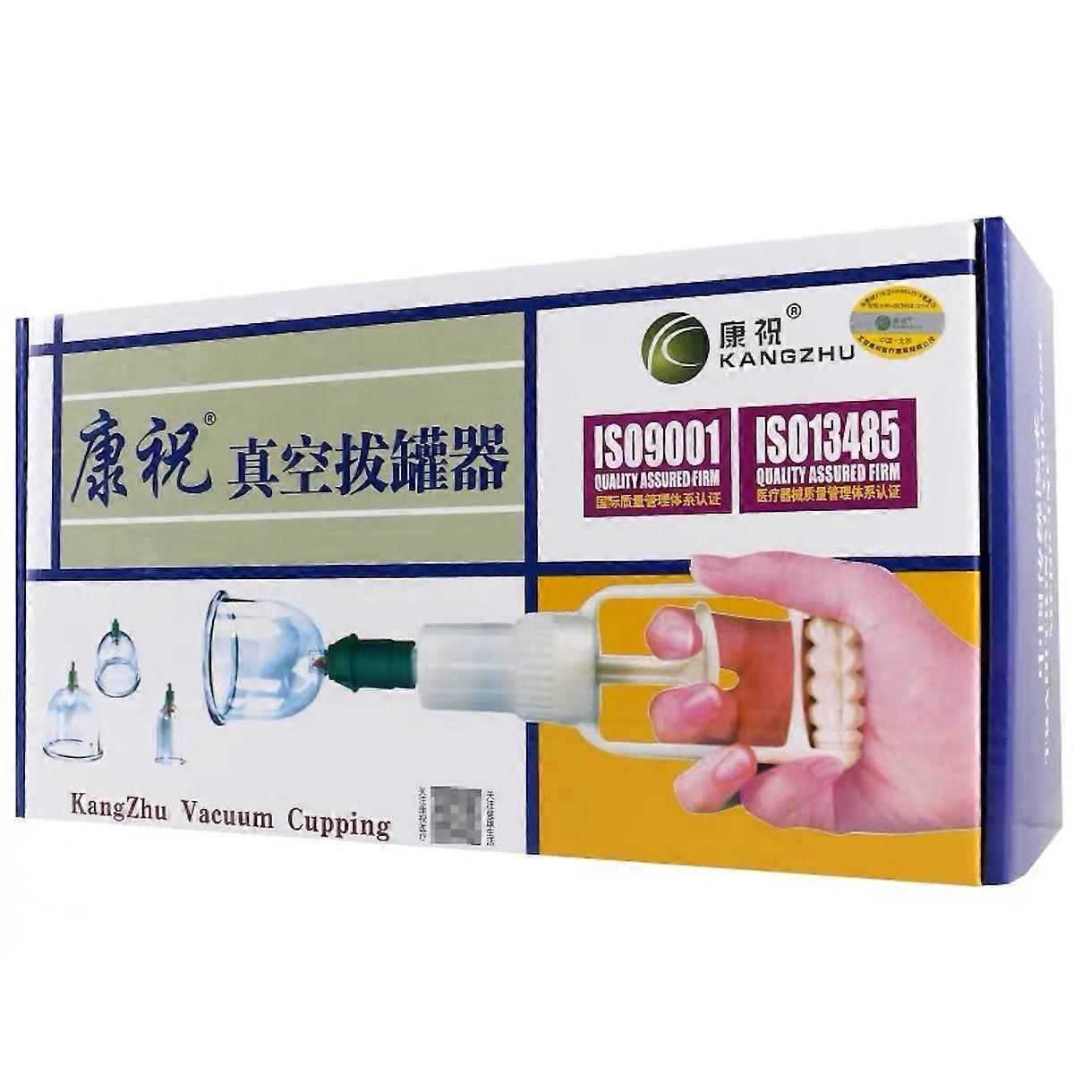 Cupping Therapy Set 5 Vacuum Air Suction Cups with Pumping Handle for ...