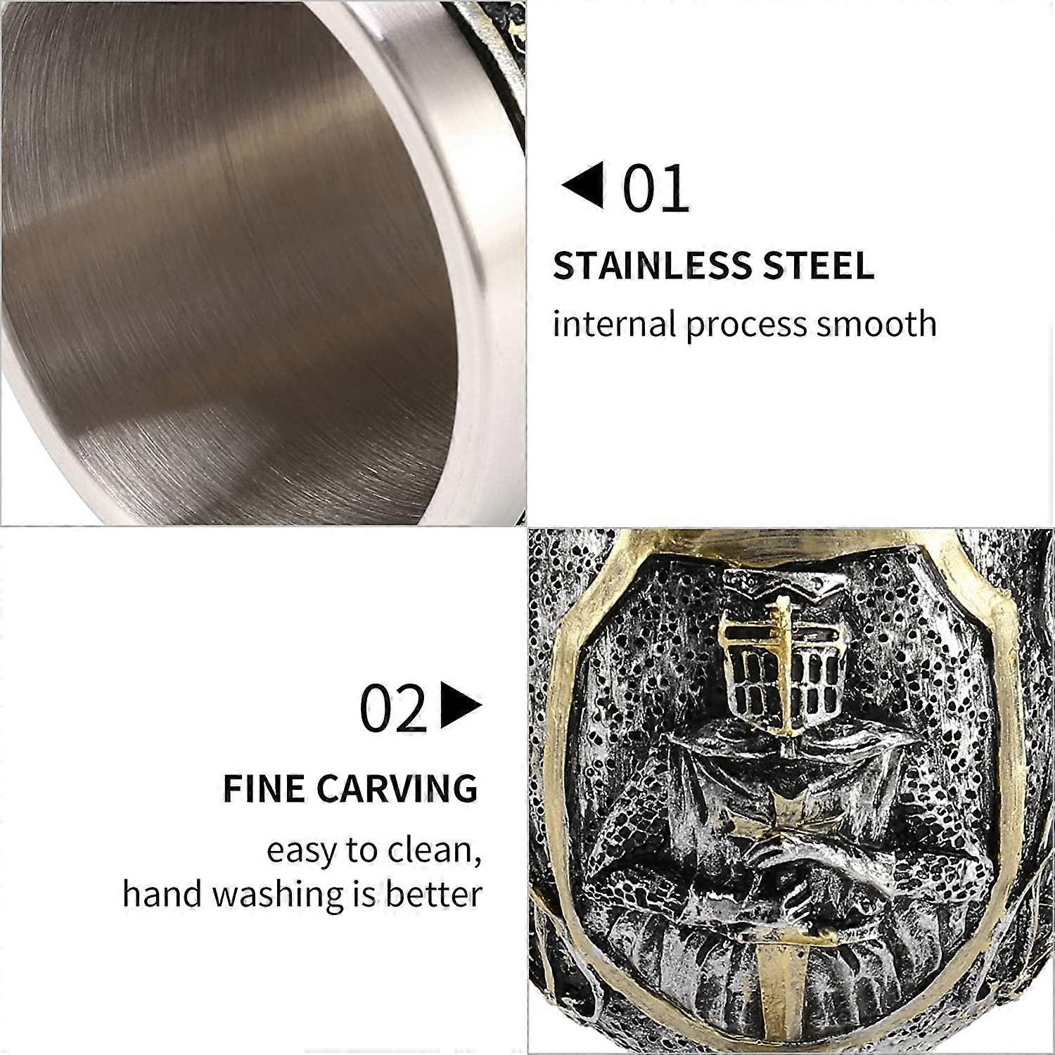 Goblet Mug Medieval Royal King Goblet Gothic Metal Cup for Drinks, Tea ...