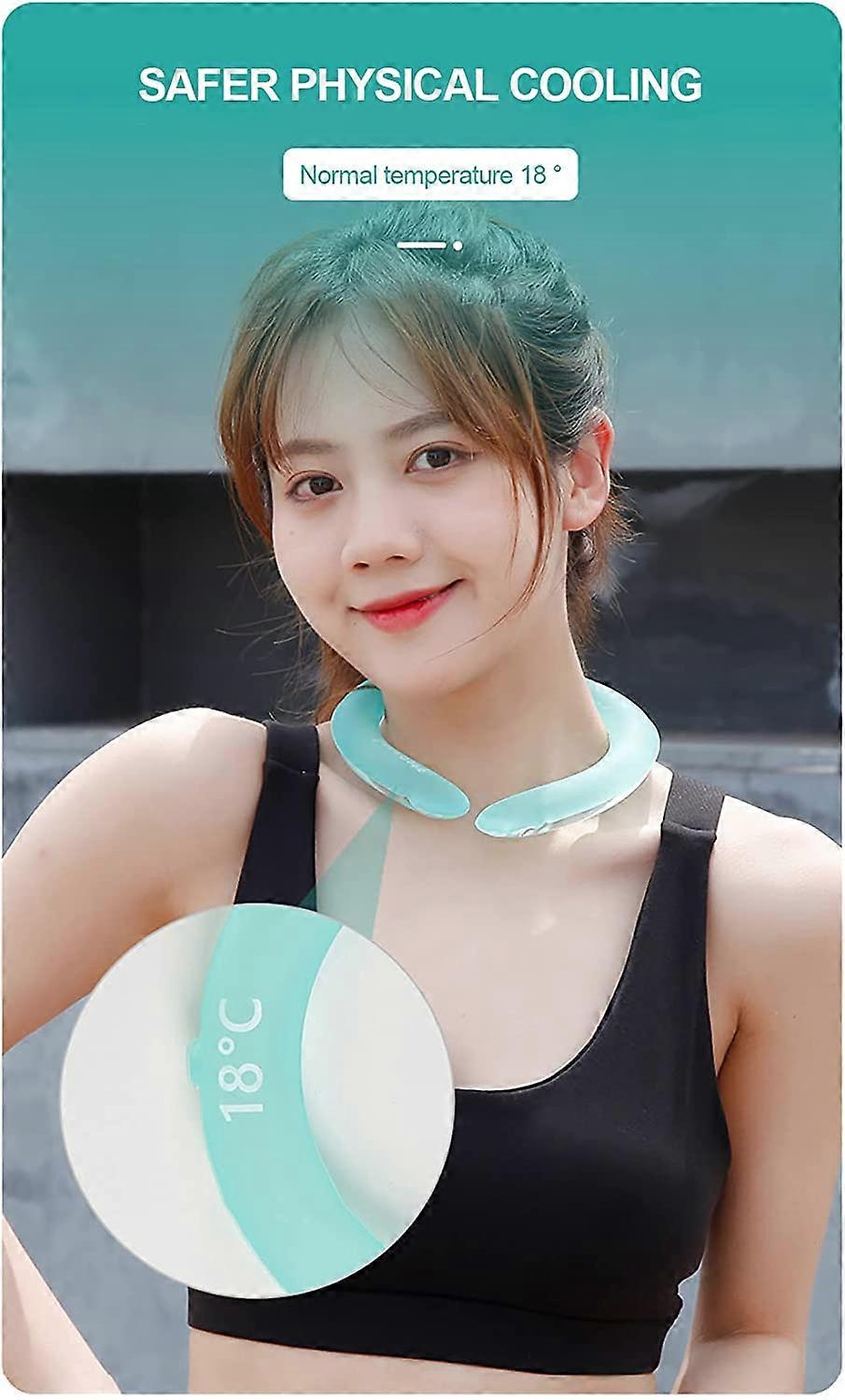 Neck Cooling Tube, Wearable Cooling Neck Wraps, Reusable Neck Cooler ...