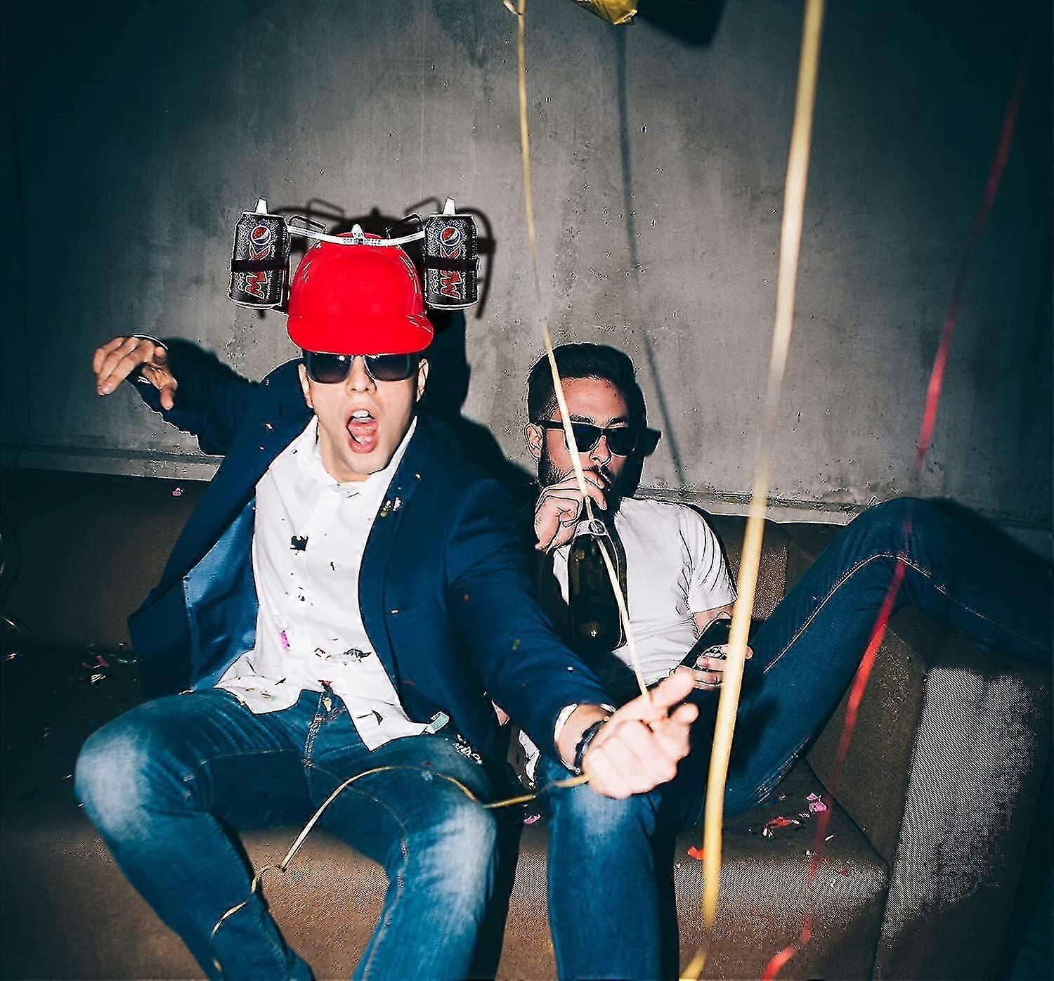 2023 Beer And Soda Drinking Helmet Party Hat Birthday Party Outdoor ...