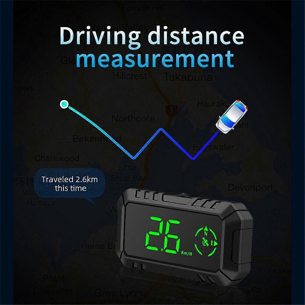 Speeding Alarm Dashboard HUD Head Up Display Compass G7 Sensor Real ...