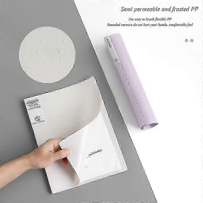 A4 Morandi File Bag 100 Pages Data Book Large Capacity File Folder Portfolio Office Stationery ...