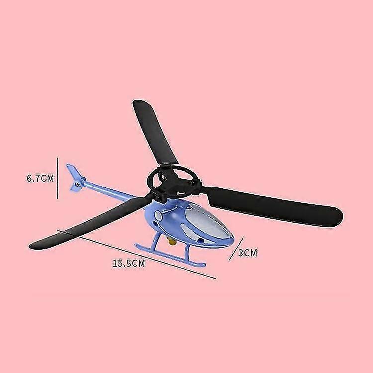 5pcs Flying Helicopter Set Realistic Pull String Flying Chopper With ...