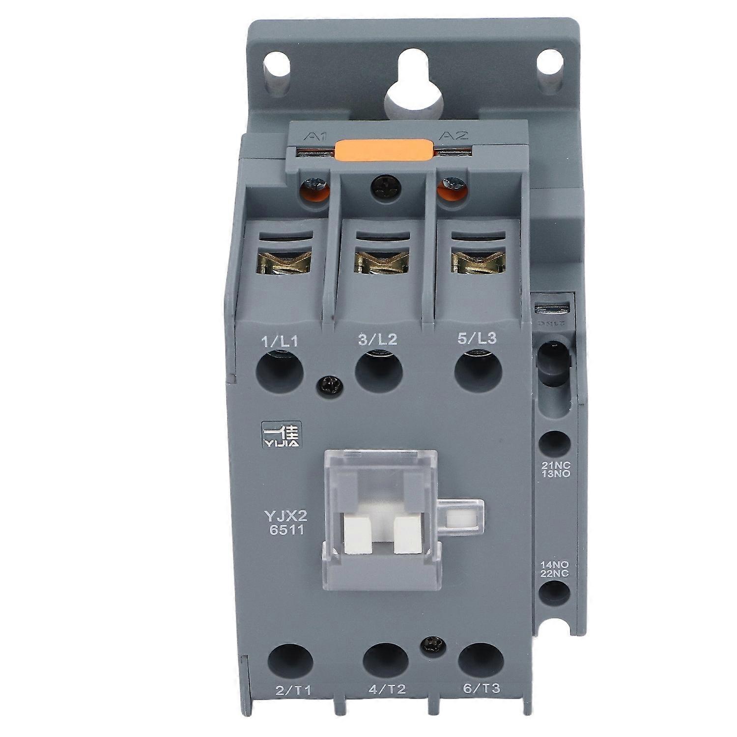 AC Contactor 65A Universal 3 Pole DIN Rail Mount Household AC Contactor Replacement AC220V ...
