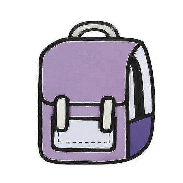 Fashion Unisex 2d Drawing Backpack Cute Cartoon School Bag Comic ...