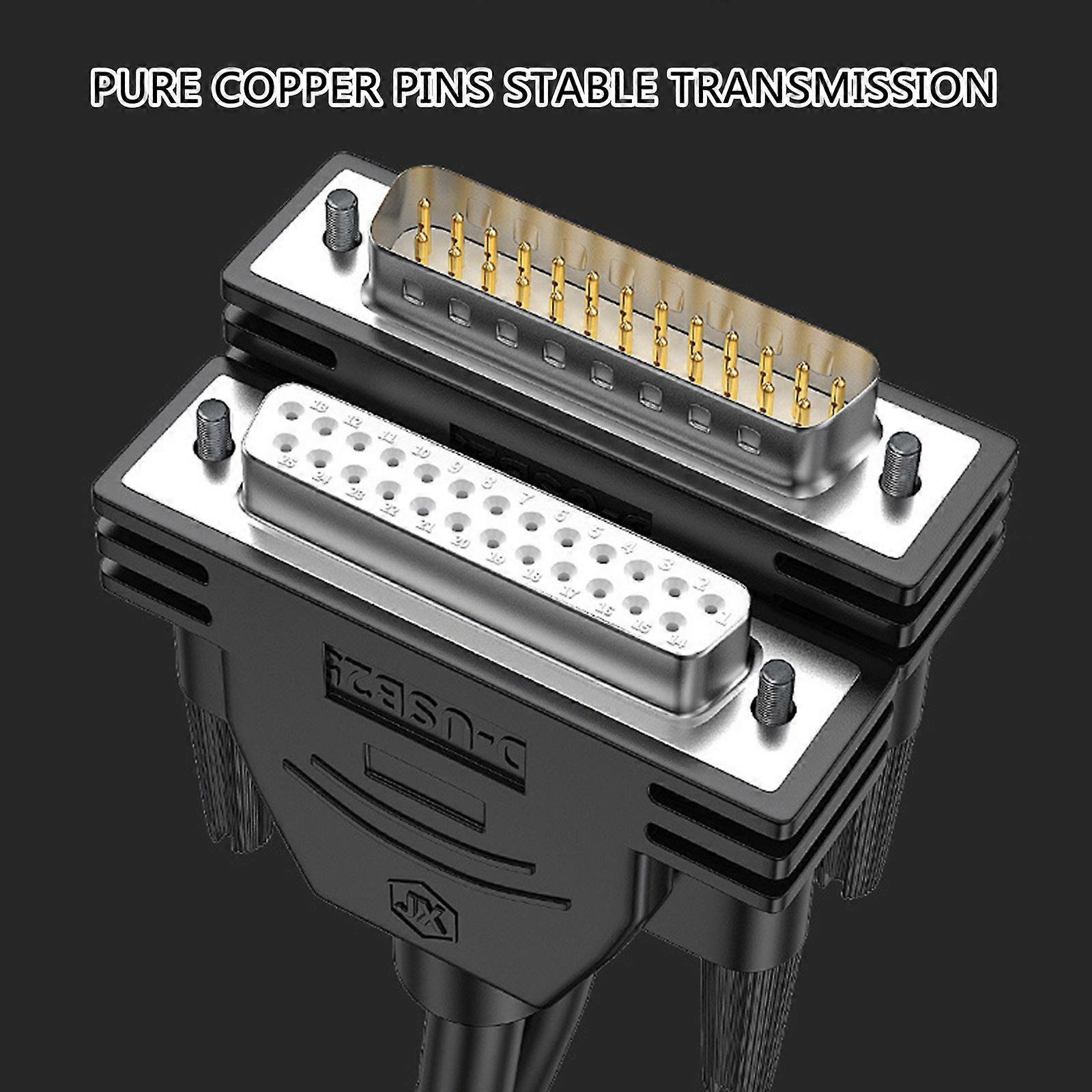 26AWG DB25 Serial Extension Cable, 25Pin D-SUB DB25 Serial Data Wire ...