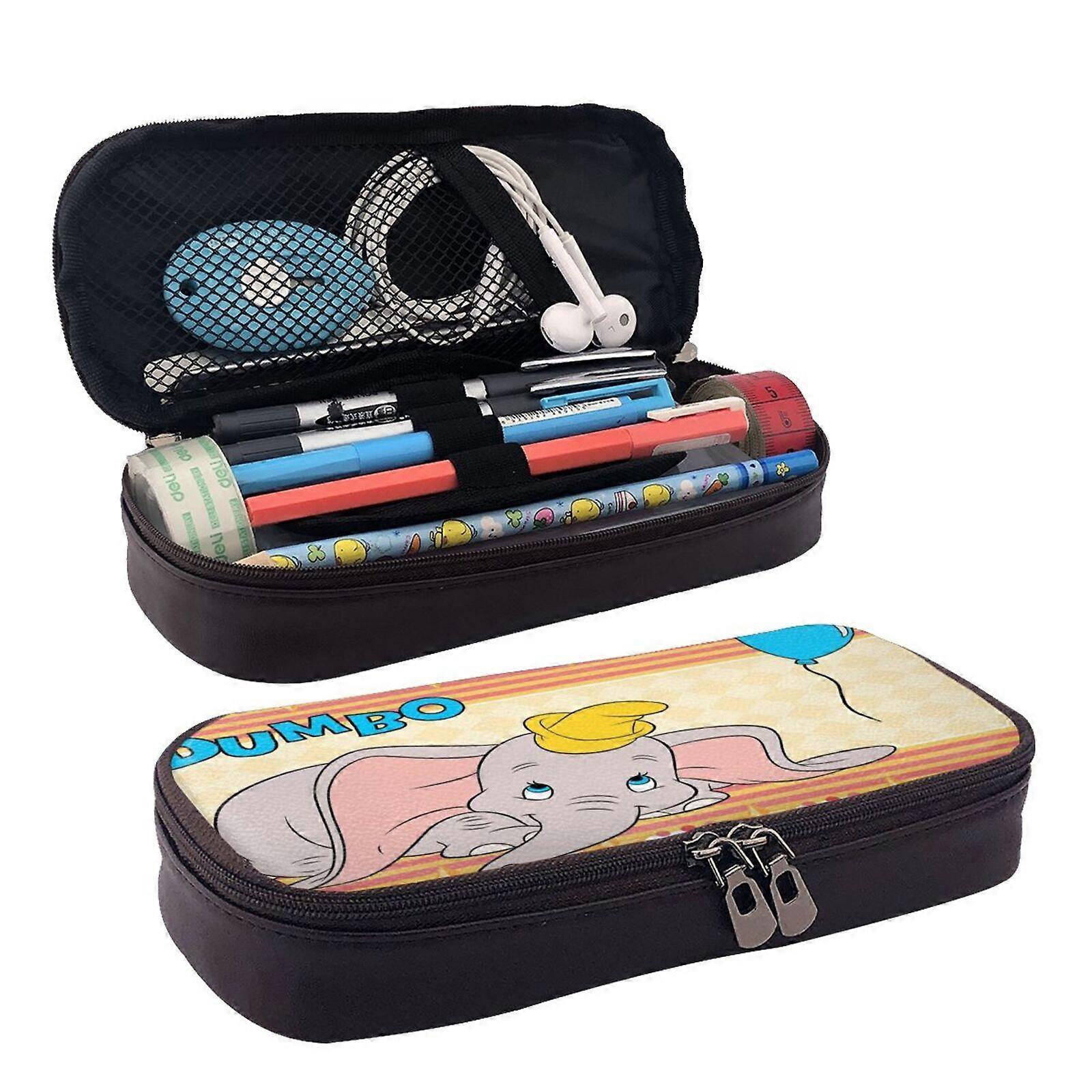 t34 Dumbo The Animated Series Pencil Case Elegant PU Leather Pen Bag ...