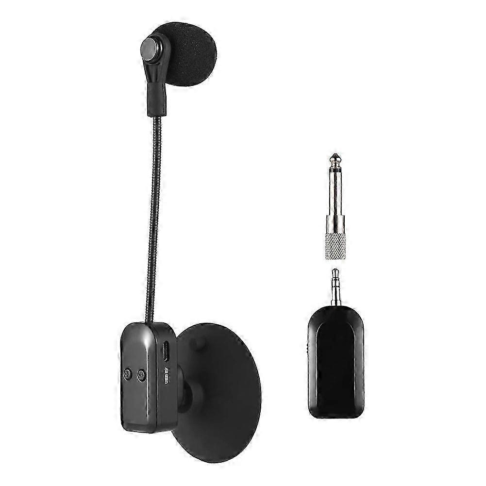 2.4G Wireless Instrument Microphone Receiver with Detachable Suction ...