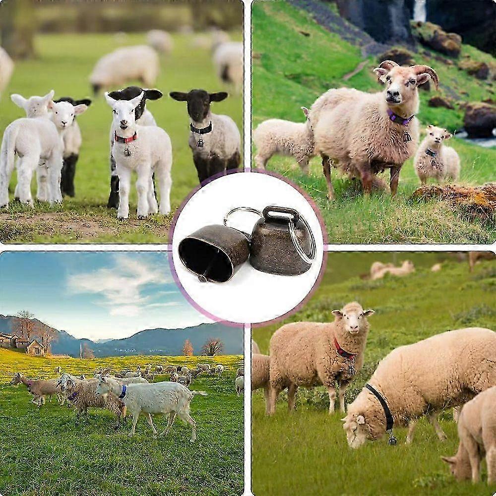 2025 5-Pack Goat Collars with Bells for Small Farm Animals, Sheep ...