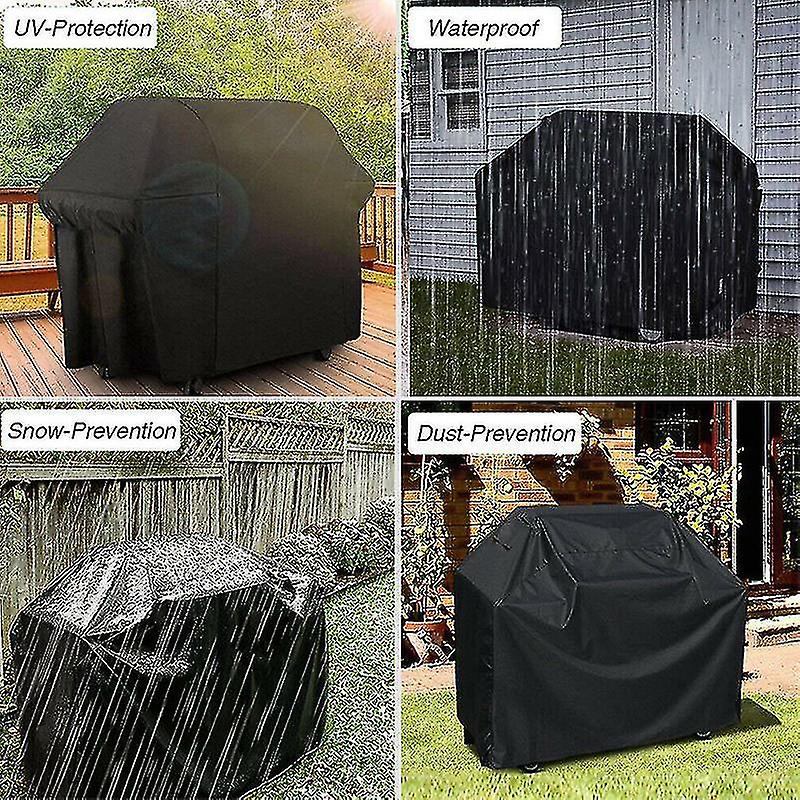 Heavy Duty Bbq Cover Waterproof Rain Snow Barbeque Garden Outdoor ...