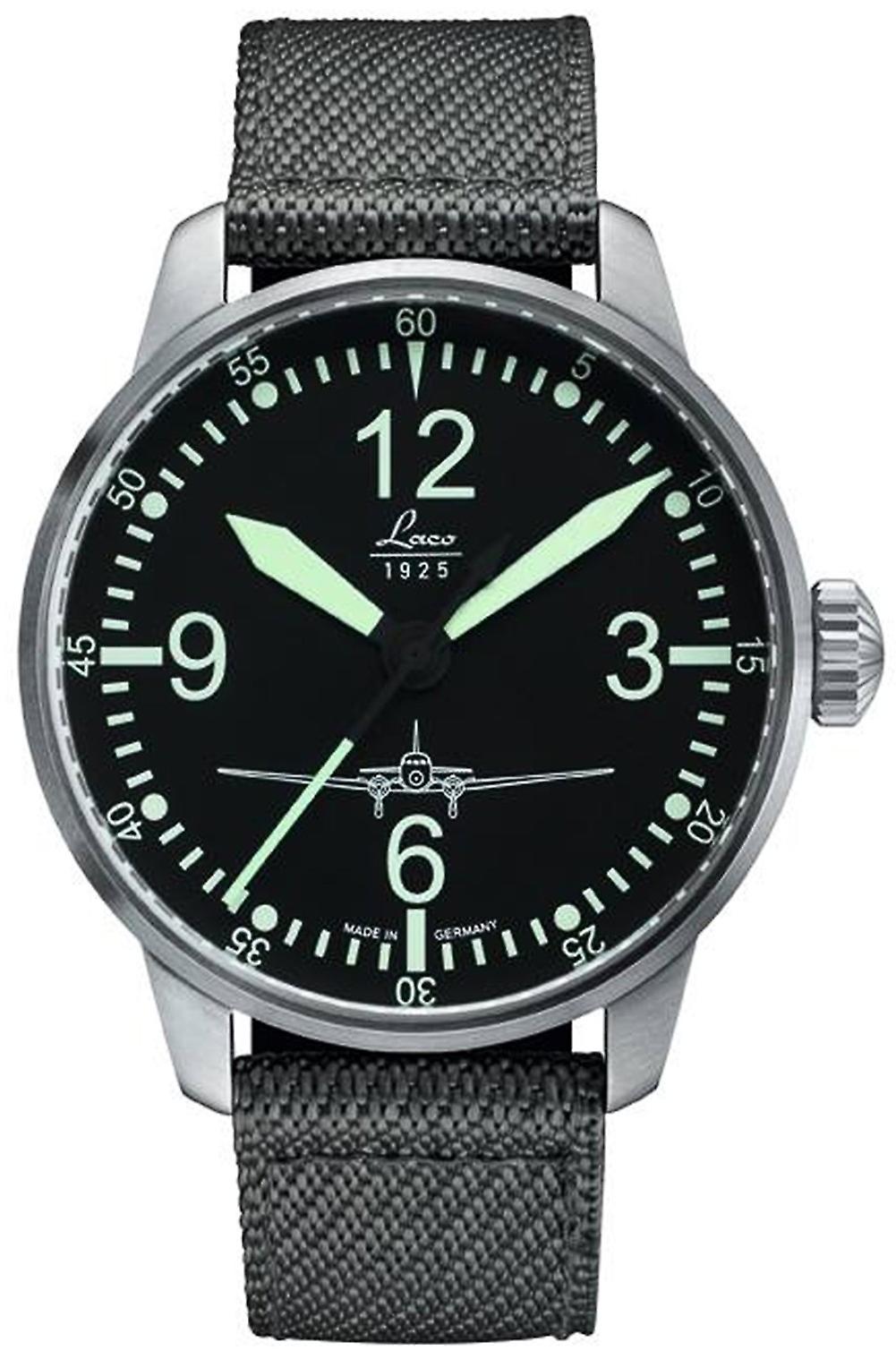 Laco dc-3 cockpit Automatic Analog Man Watch with Nylon 861901 Bracelet ...