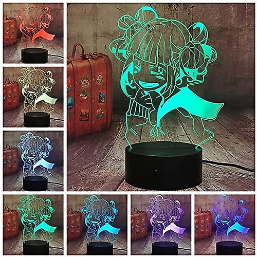 Veeki 3D Illusion Lamp Led Night Light Anime My Hero Academia Shoto ...
