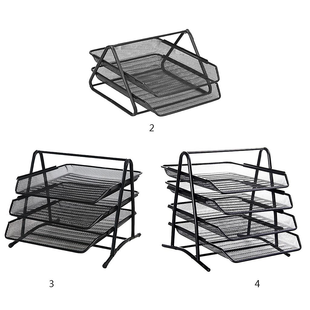 Metal Mesh Document Rack File Letter Book Tray Shelf for Carrier ...
