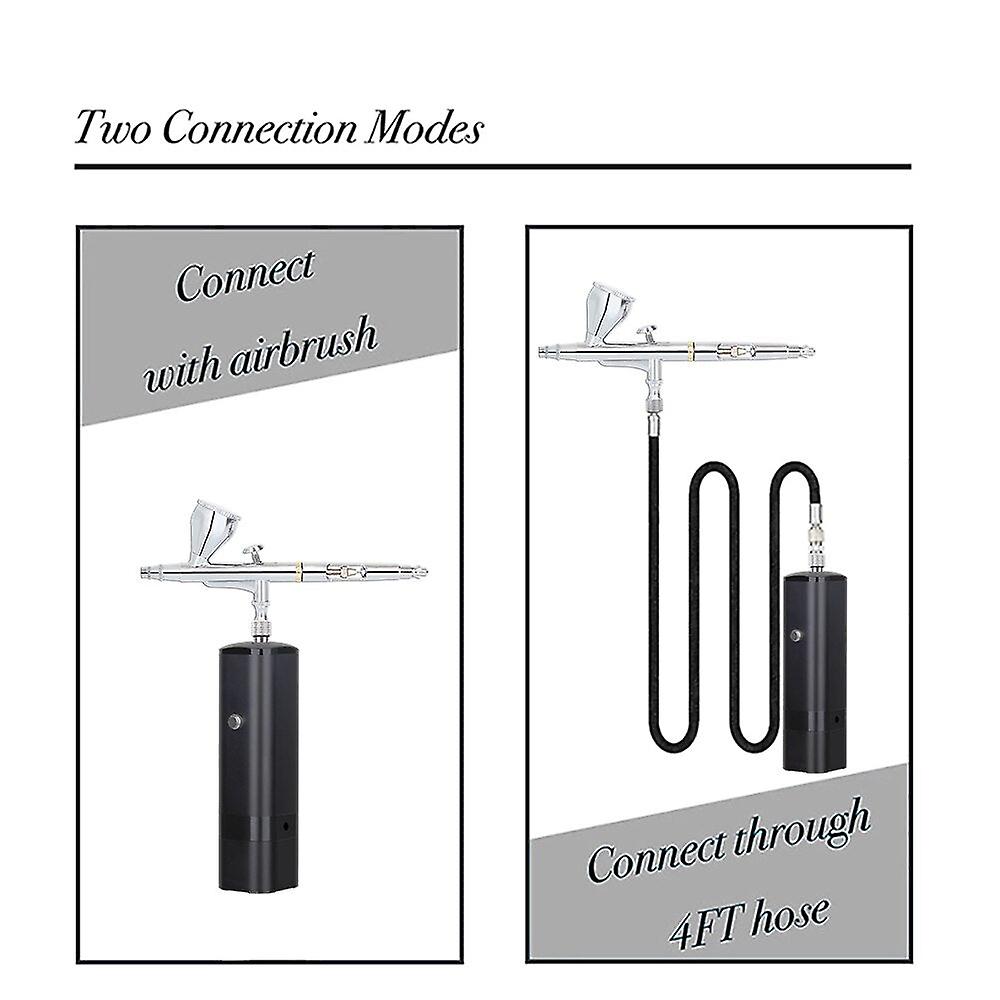 New version airbrush and pocket compressors with hose 0.3mm nozzle gun ...