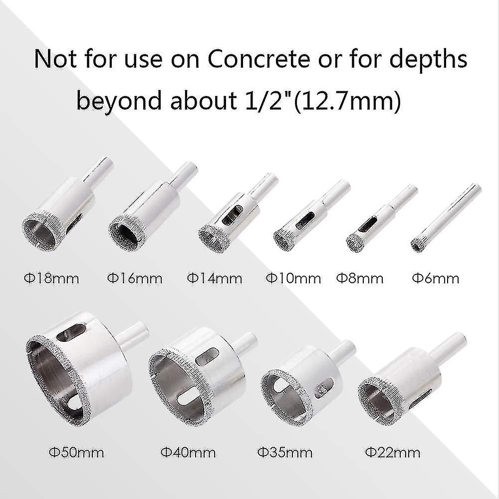 Diamond Drill Bits - Glass And Tile Hollow Core Drill Bits Extractor ...