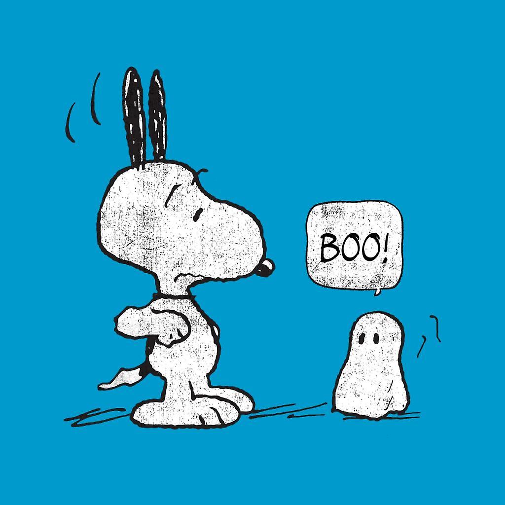 Peanuts Halloween Ghost Fright Snoopy Men's T-Shirt | Fruugo US