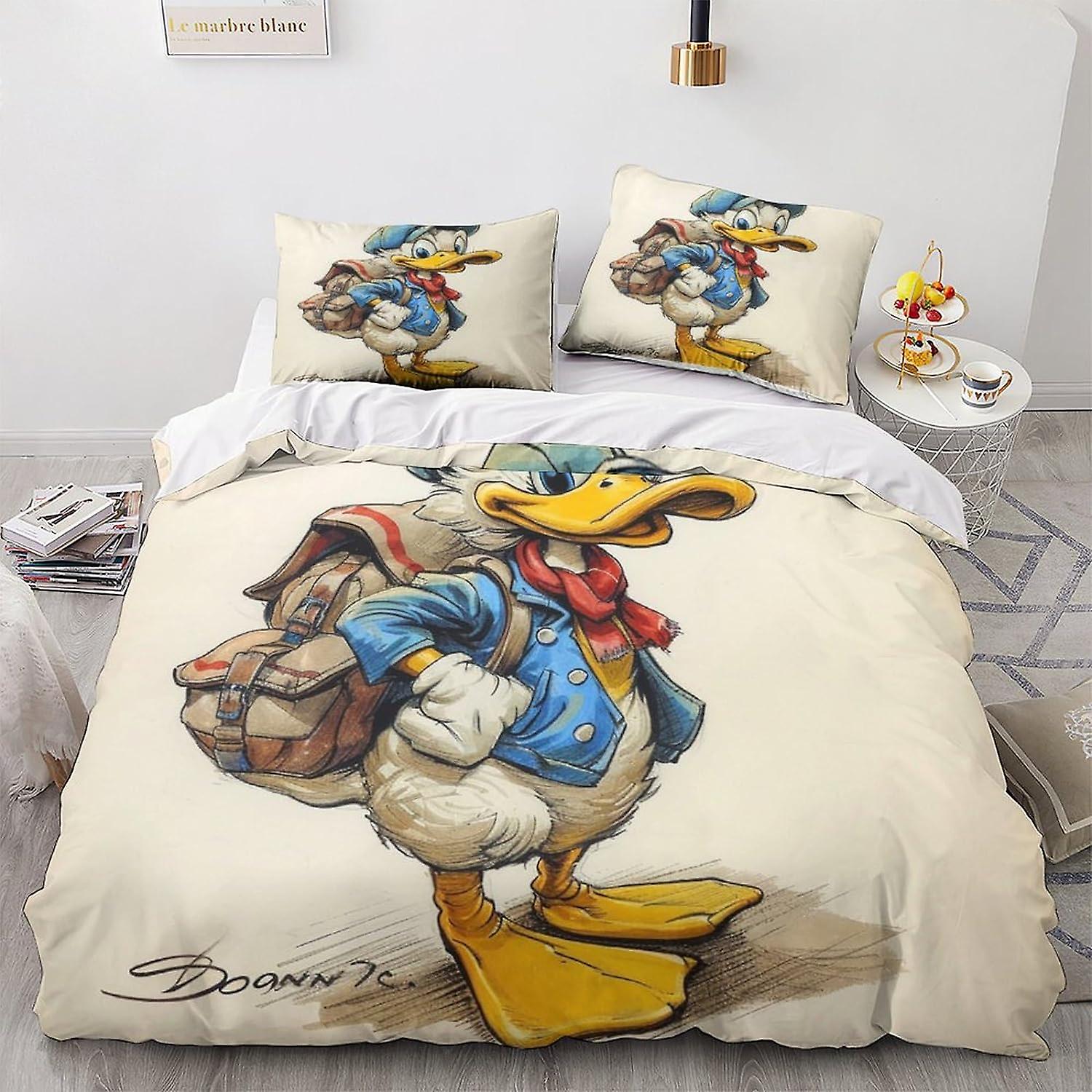 DSJackson Donald Duck Exclusive Bedding Sets with Hidden Zipper Closure ...