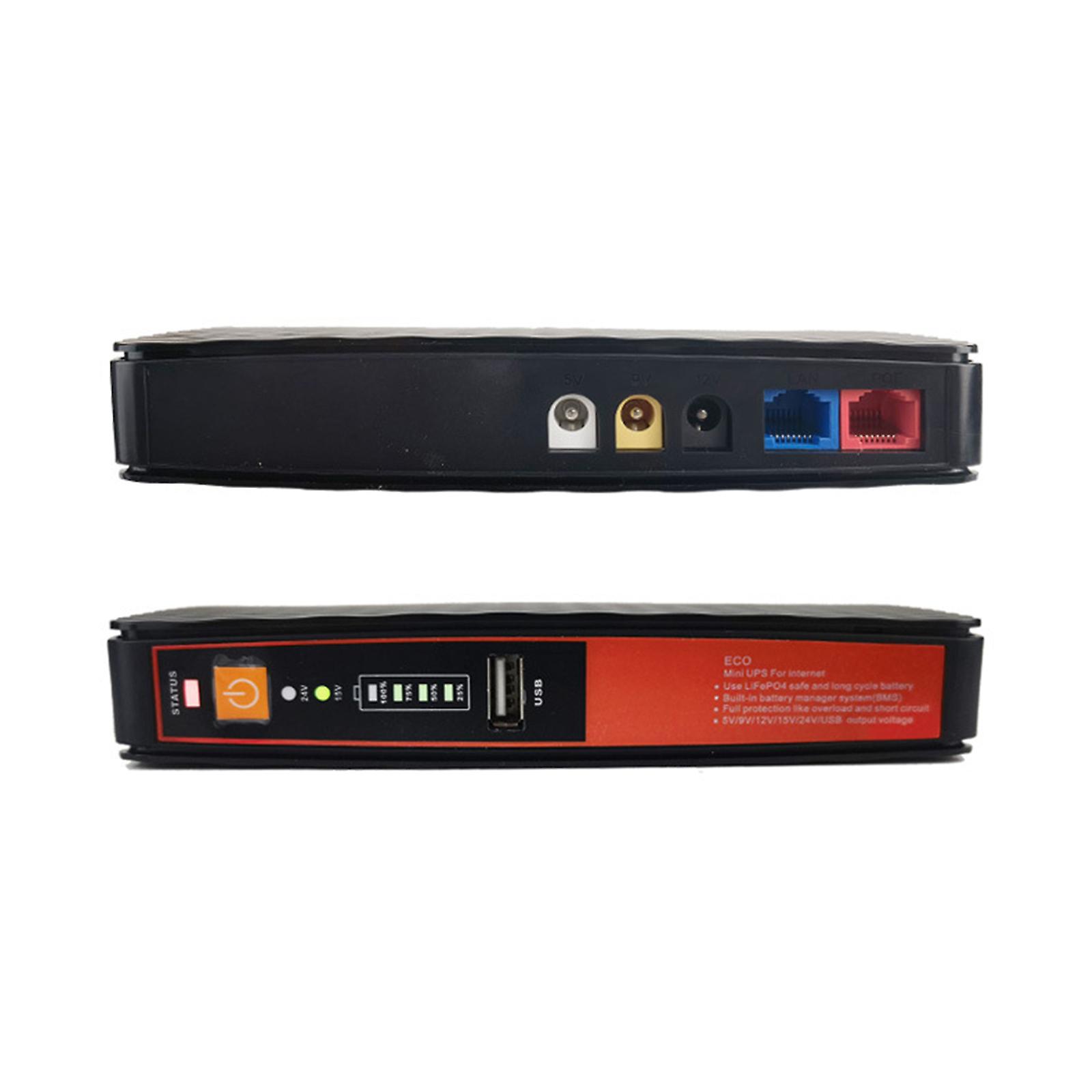 Mini UPS Battery Backup Uninterruptible Power Supply for WiFi Router ...