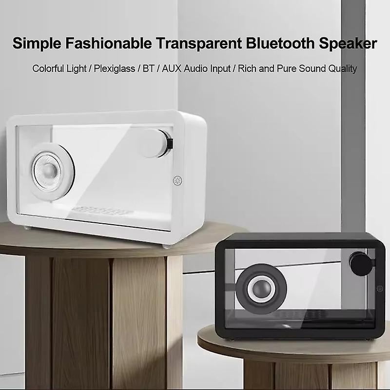 M8 Transparent Bluetooth Speaker Subwoofer | Fruugo UK