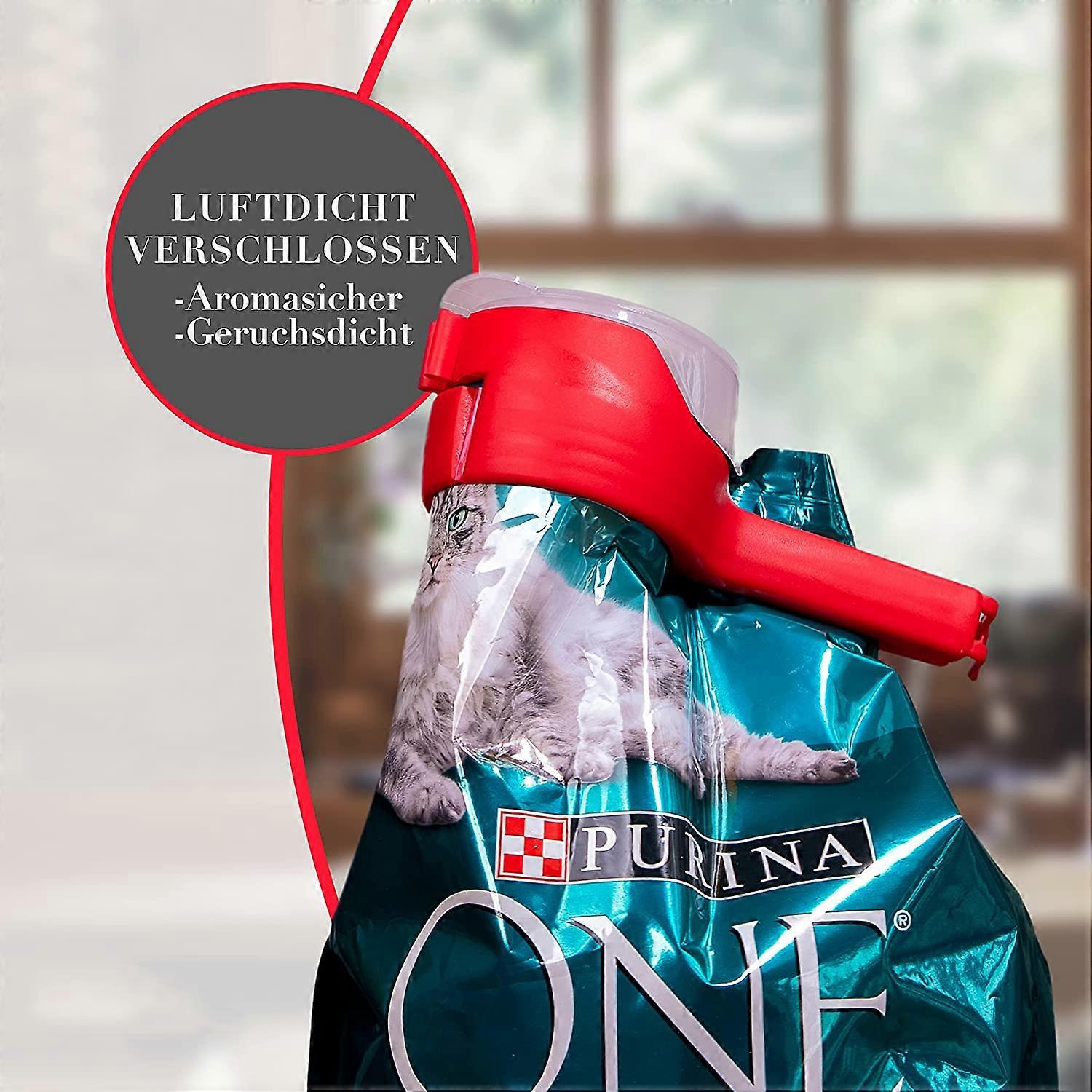 Set of 4 closure clips with spout, kitchen clip, bag clips, snack ...