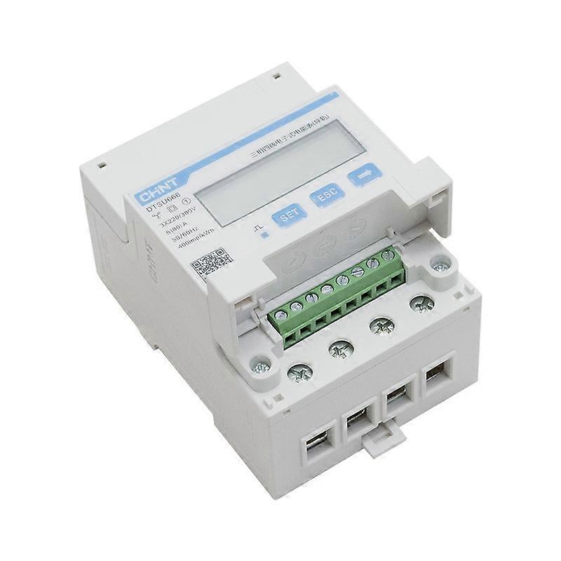 Chnt Chint Ddsu666 Ddsu666-h Dtsu666 Single Phase Din-rail Meter 5(80)a 15(6)a (rs485) Power ...