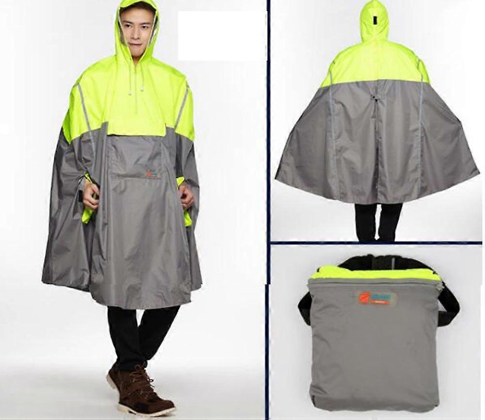 NEW Lightweight Cycling Rain Poncho Bike Hooded Raincoat Rain Cape ...