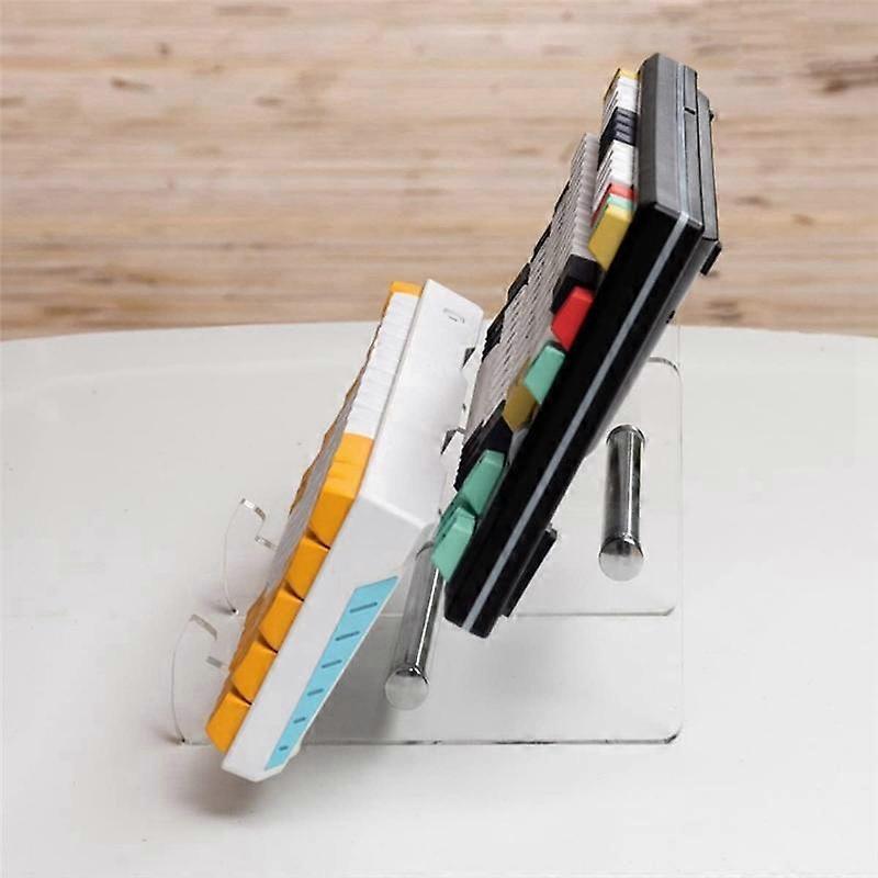 2-Tier Keyboard Display Stand Clear Acrylic Tablet Stand Mechanical ...