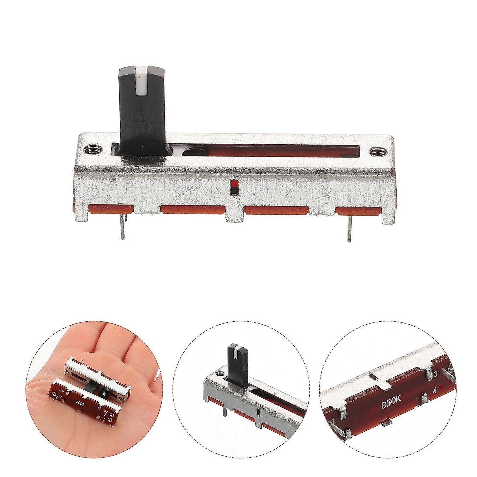 4pcs Sliding Potentiometer Stereo Volume Potentiometer Linear Slide ...