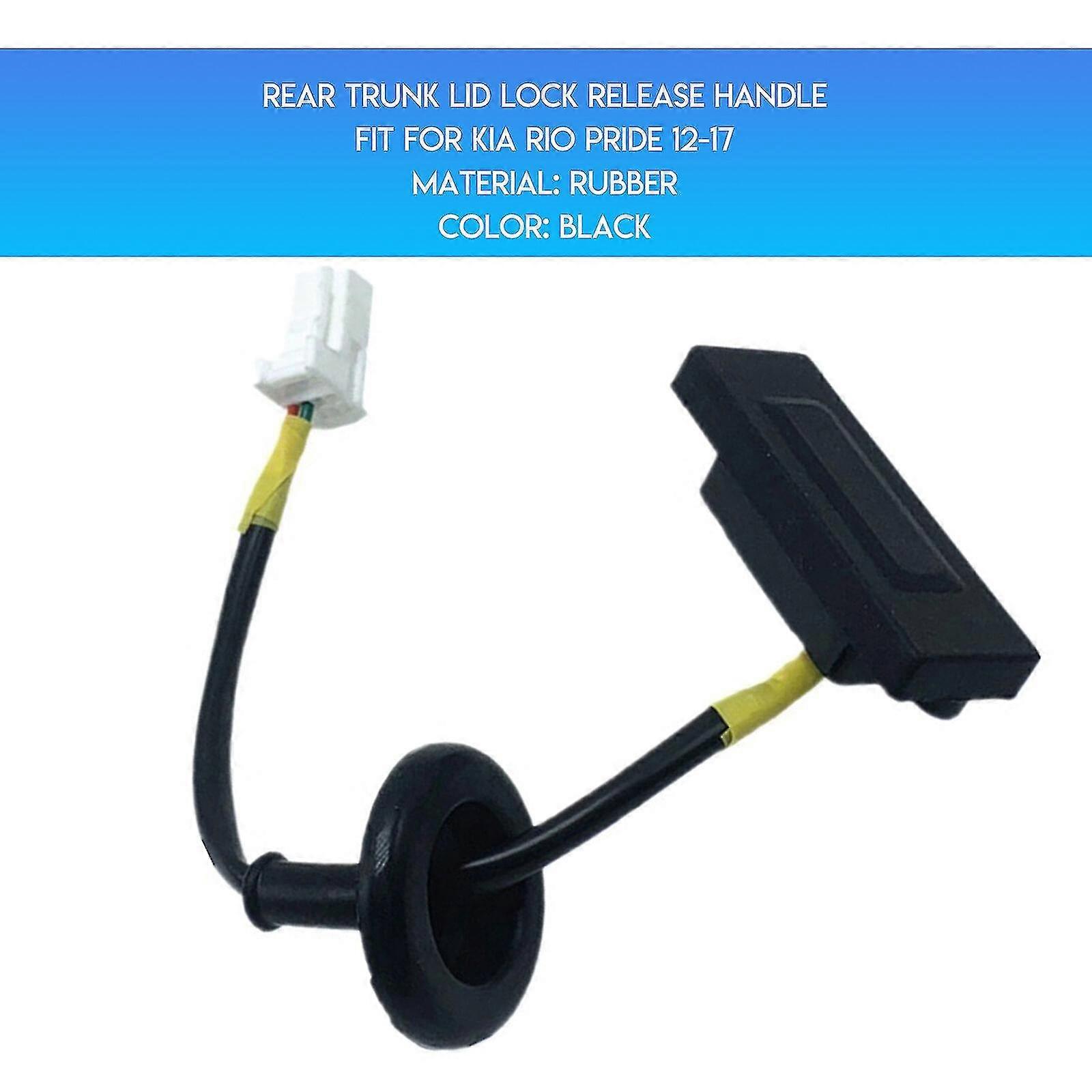 High Reliability Rubber Rear Trunk Lid Lock Release Handle For Kia Rio ...