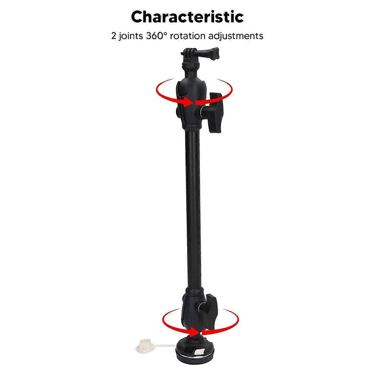 Adjustable Kayak Camera Mount Base Safety Camera Holders with Long Arm ...